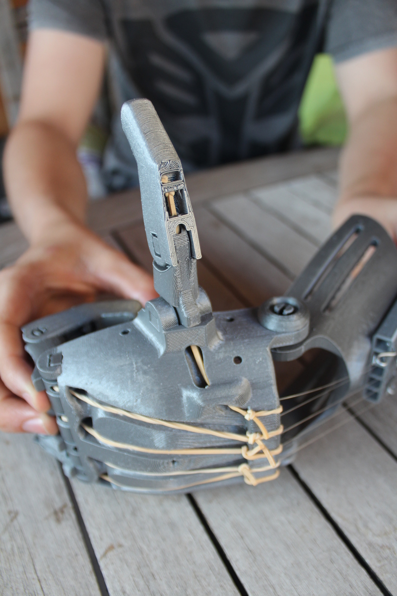 enable prosthetic hand with changeble finger positions - Pinshape