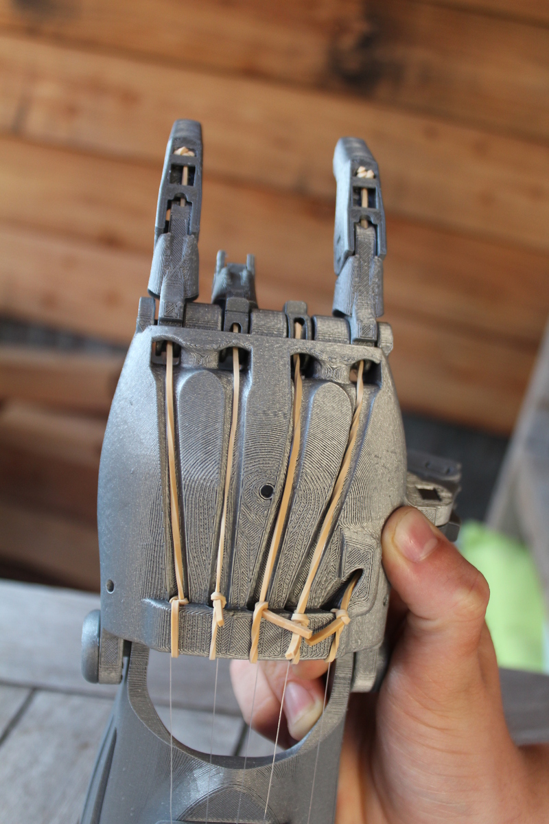 enable prosthetic hand with changeble finger positions - Pinshape