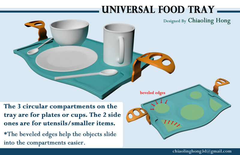 Universal Food Tray (Within Reach Design Competition) - Pinshape