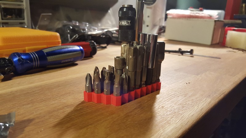 Hex Drive Bit holder - Pinshape