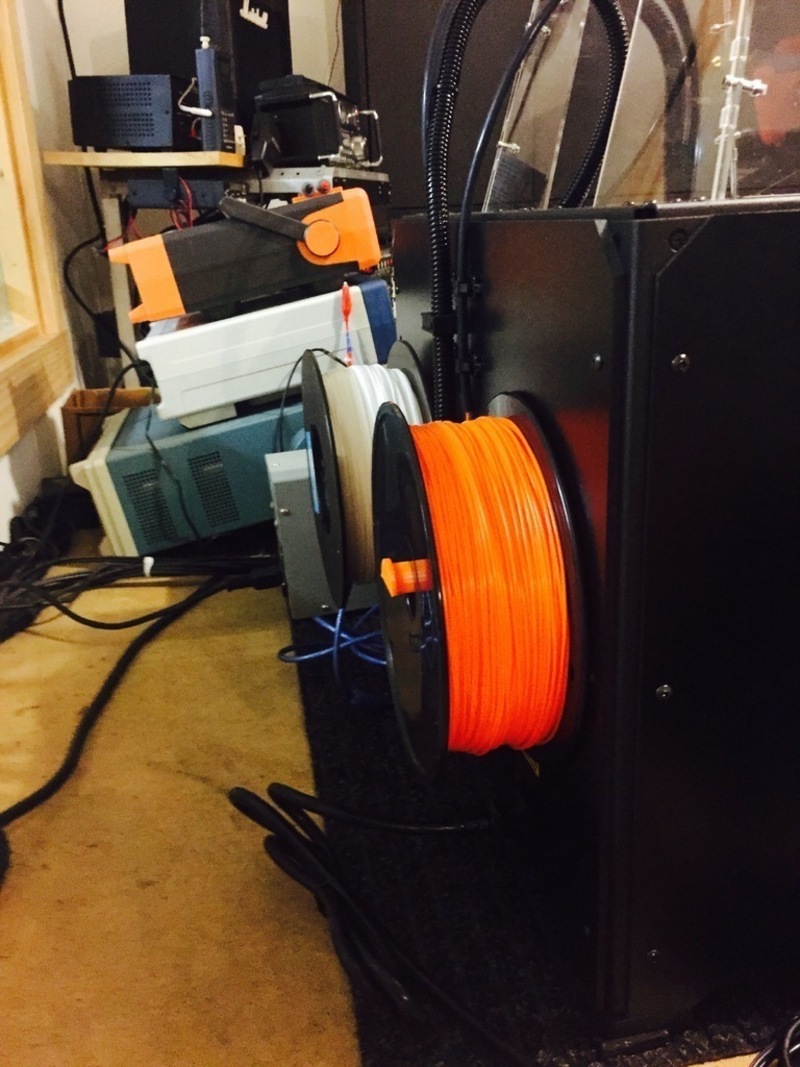 Filament Spool Holder for Flashforge Creator Pro - Pinshape