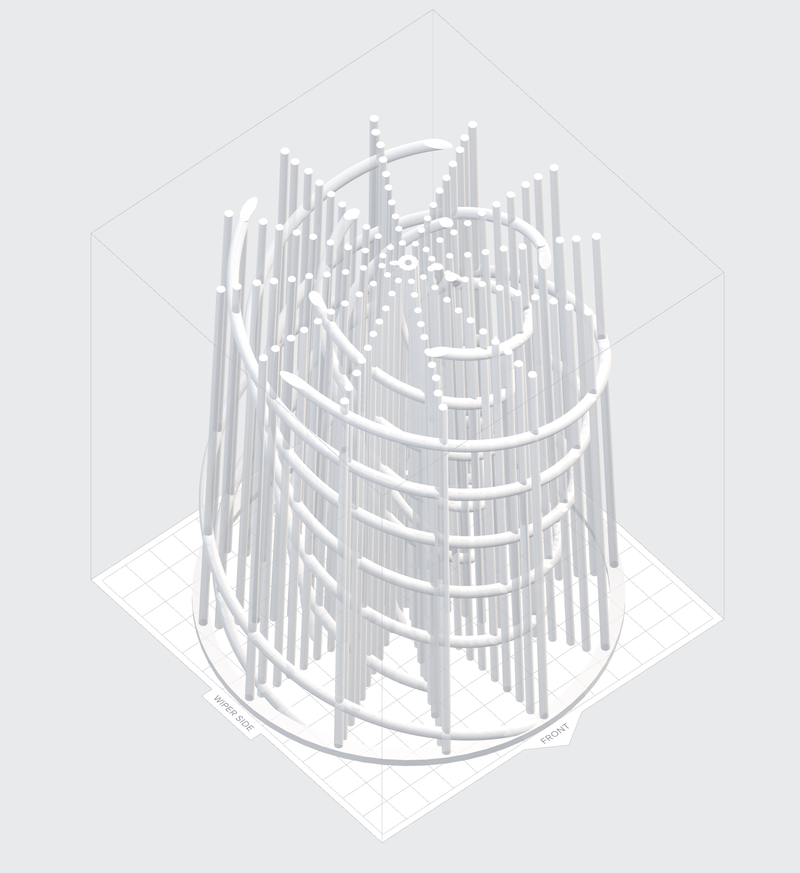 Single Form 2 Build Volume Giant Spiral Tower - Pinshape