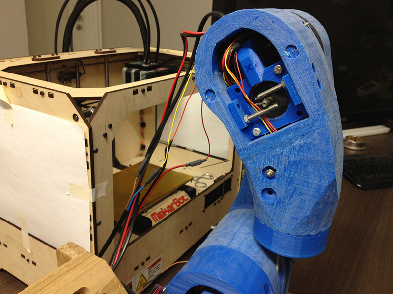 4 DOF 3D Printed Robotic Arm - Pinshape