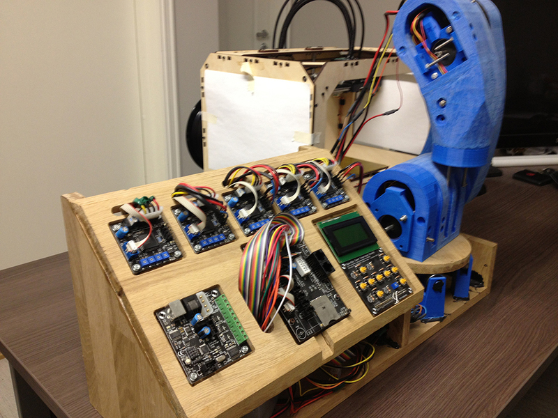 4 DOF 3D Printed Robotic Arm - Pinshape