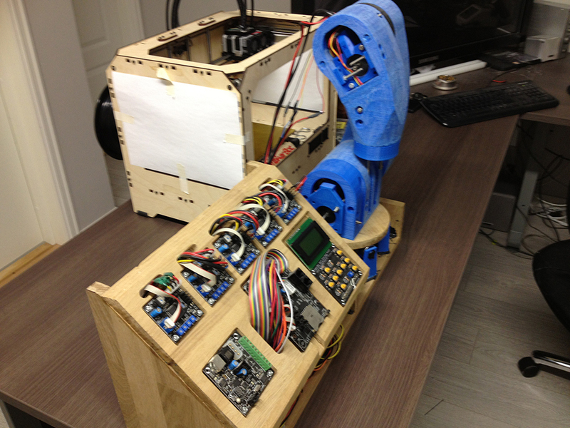 4 DOF 3D Printed Robotic Arm - Pinshape