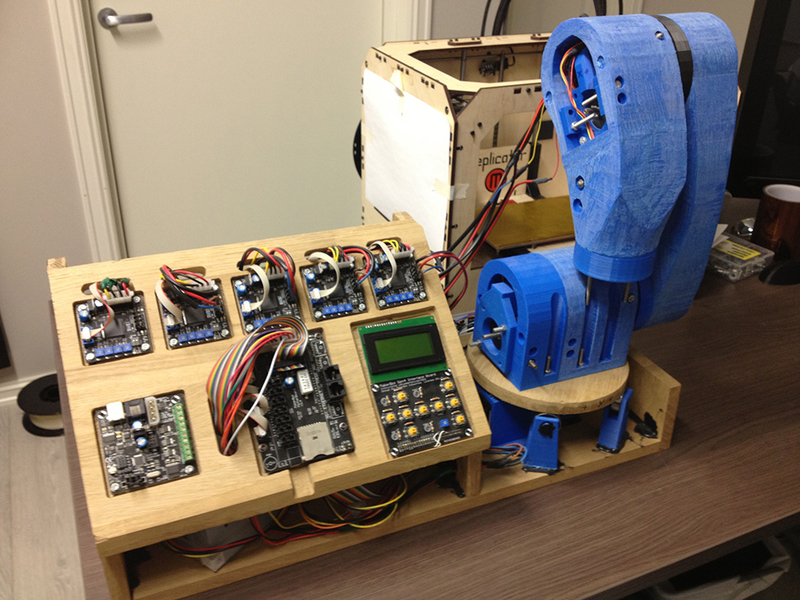 4 DOF 3D Printed Robotic Arm - Pinshape