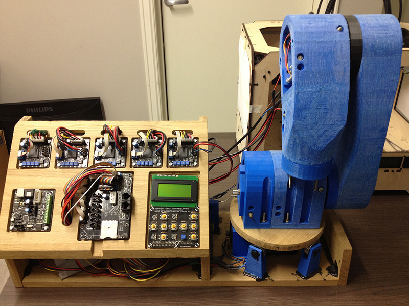 4 DOF 3D Printed Robotic Arm - Pinshape