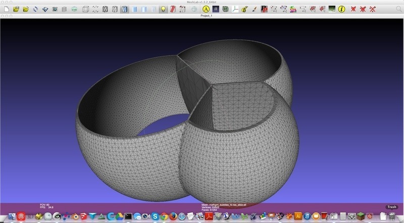Triple Bubble model - Pinshape