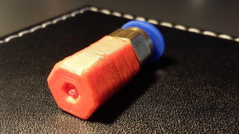 Push fitting filament dust filter - Pinshape