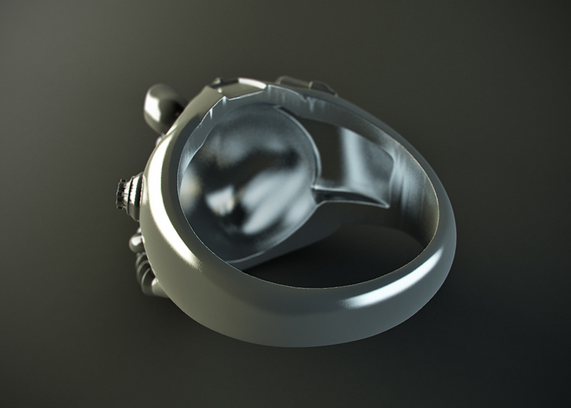 ring "Fallout" - Pinshape