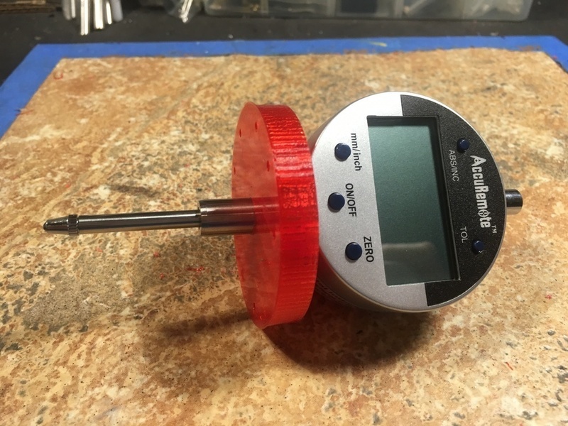 Rostock Max V2 - Digital Dial Indicator Holder for advanced Delt - Pinshape