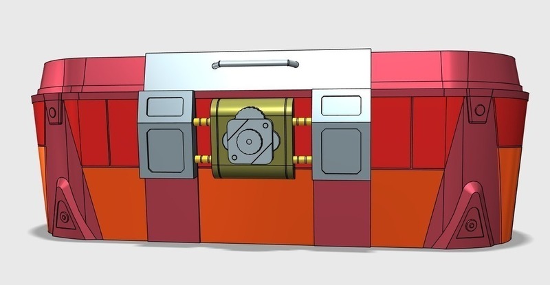 Borderlands Red Loot Chest - Pinshape