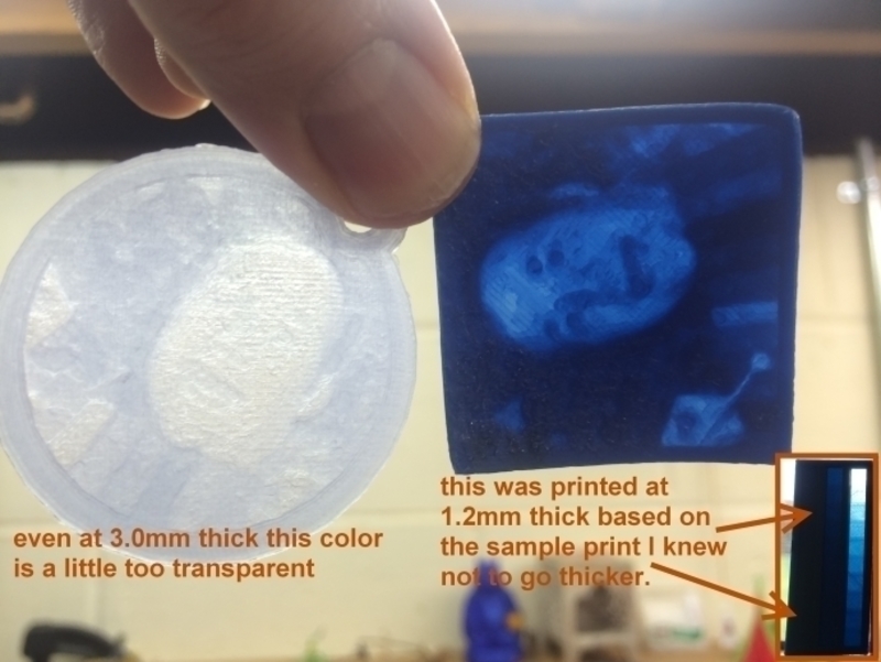 Keychain Lithopane - Customizable - Pinshape