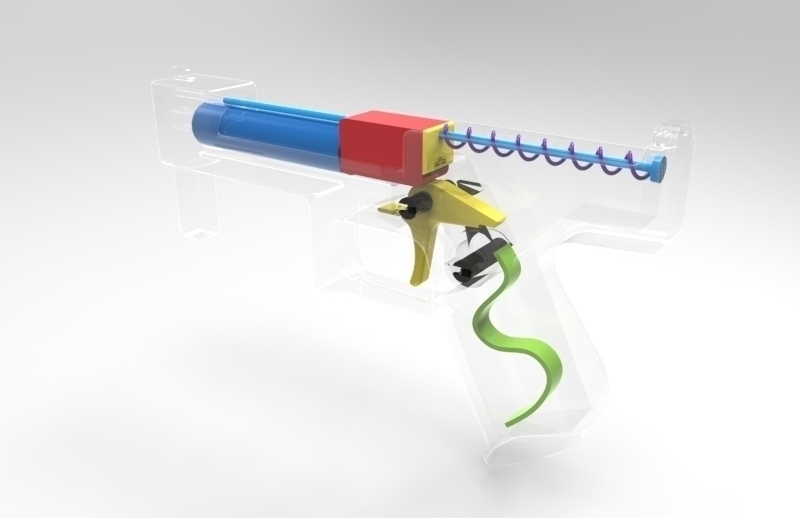 prop gun - blowback - Pinshape
