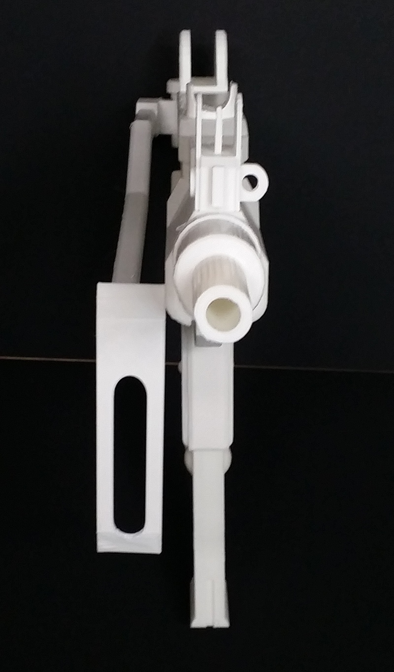 Mini-Uzi submachine gun with shoulder stock opened. (Replica) - Pinshape