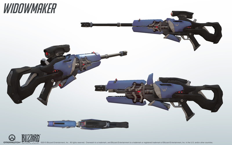 Widowmaker's Widow's Kiss Collapsible Sniper Rifle (Overwatch) - Pinshape