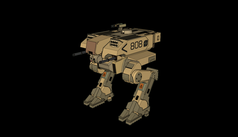 L-5 Riesig Battle Walker - Battlefield 2142 - Pinshape