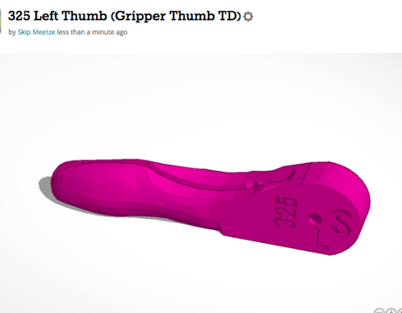 Gripper Thumb Terminal Device - Pinshape