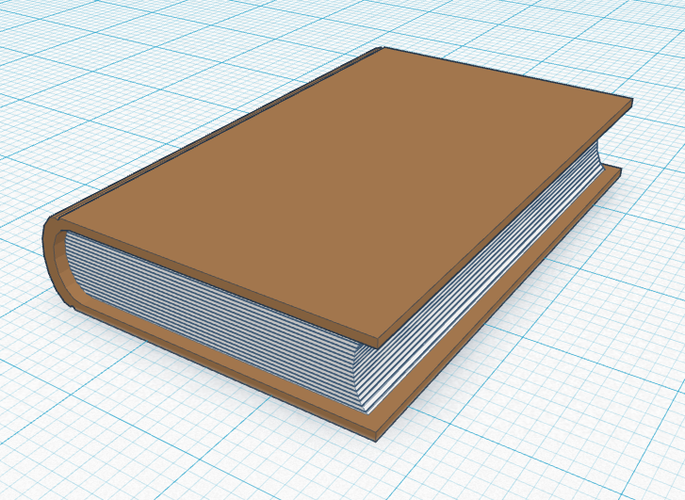 3D Printed Simple Book By Geiger Pinshape