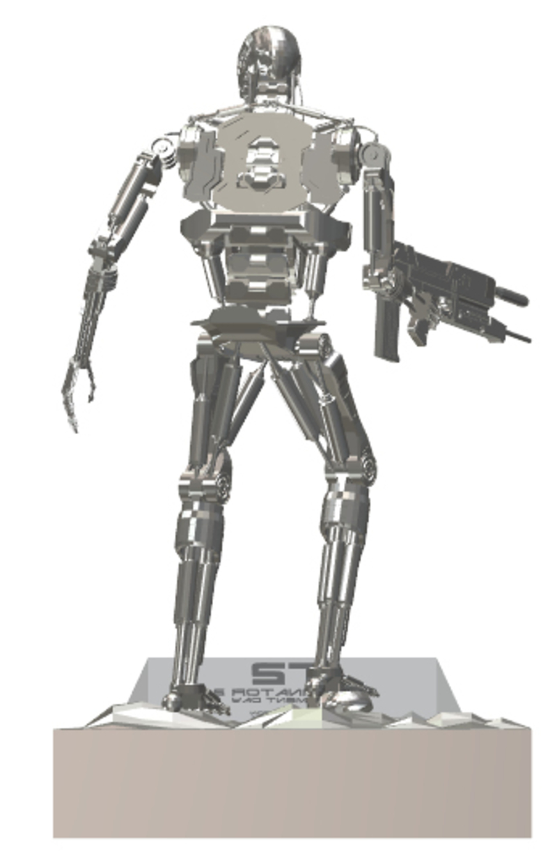 T800 Model 101 Endoskeleton - Terminator 2 - Pinshape