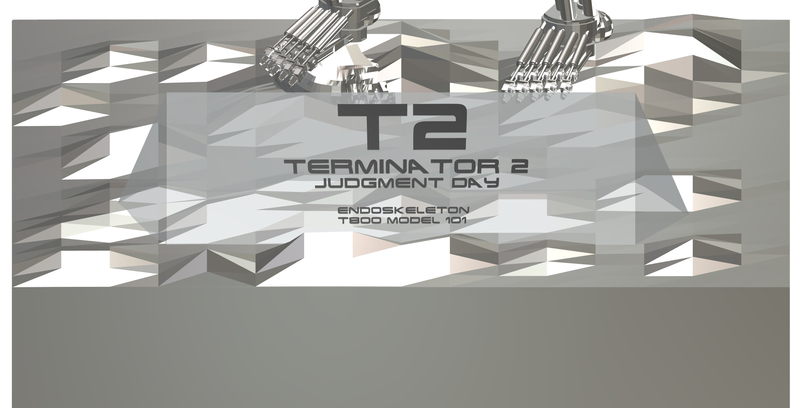 T800 Model 101 Endoskeleton - Terminator 2 - Pinshape