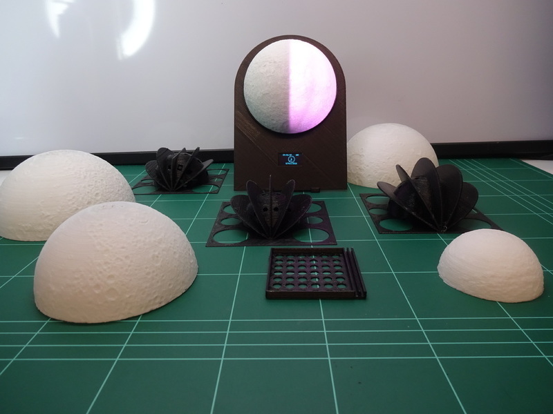 3Dprinted Lunar Phase Clock - Pinshape