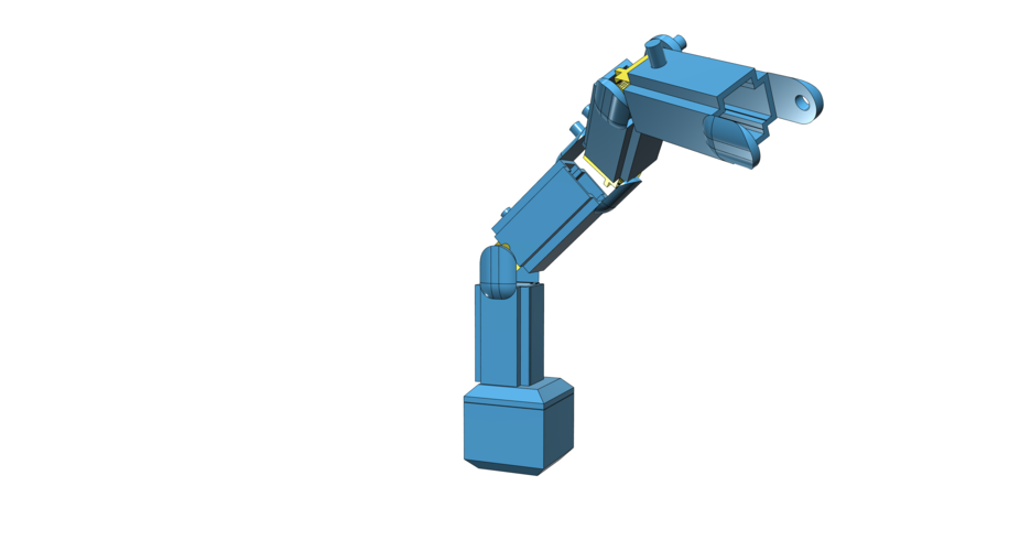 3D Printed Building Block Robotic Arm Kit by vincentsiu8899 | Pinshape
