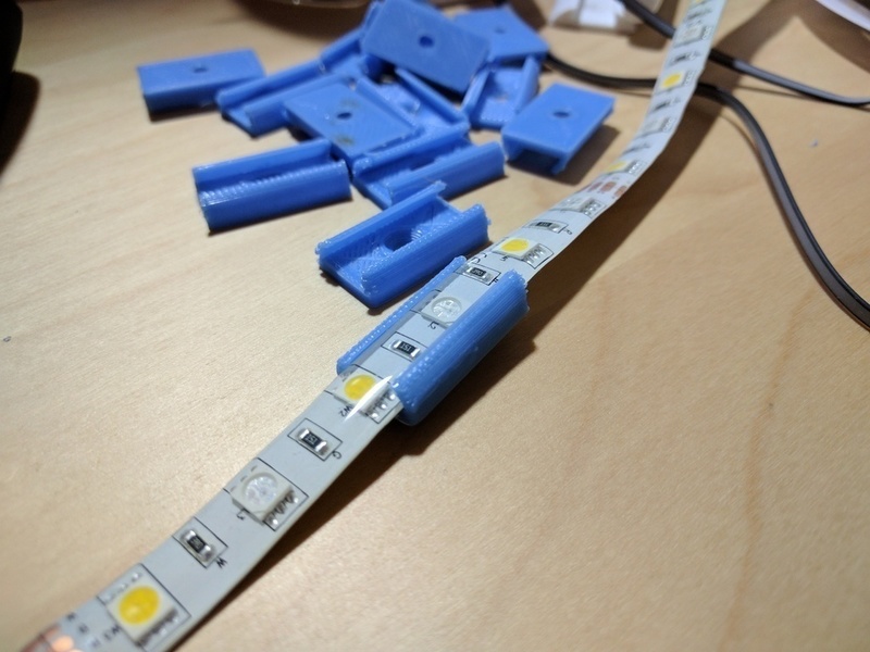 Flexible LED Strip Clip - Pinshape