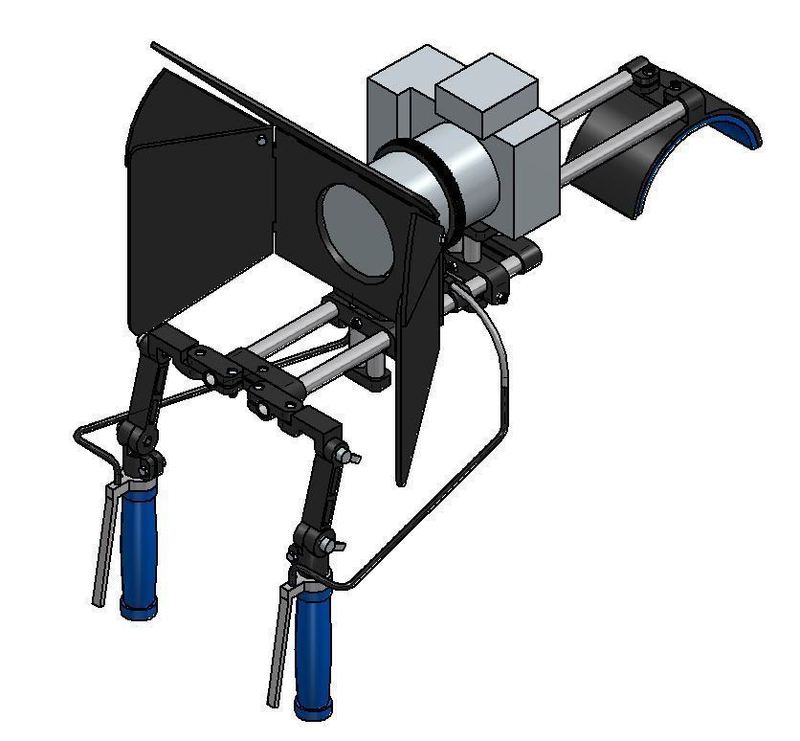 Very variable camera rig (double shouldermount, followfocus, bre - Pinshape
