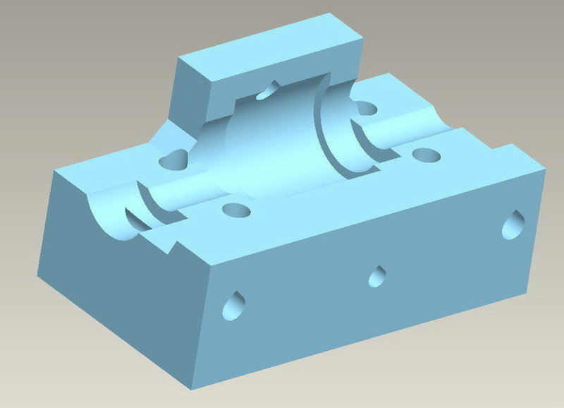 Mendel geared extruder driven-holder v2 - Pinshape