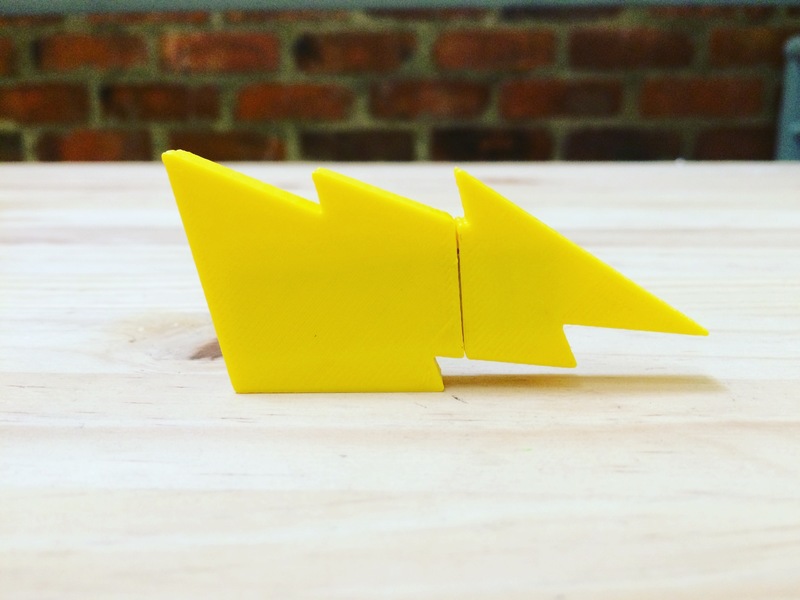 Lightning Bolt Flash Drive - Pinshape