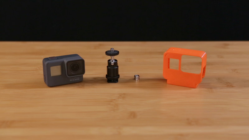 GoPro Hero 5 NinjaFlex Case with Tripod - Pinshape