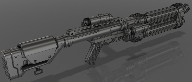 E-22 Blaster Rifle - Pinshape