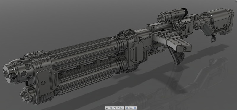 E-22 Blaster Rifle - Pinshape