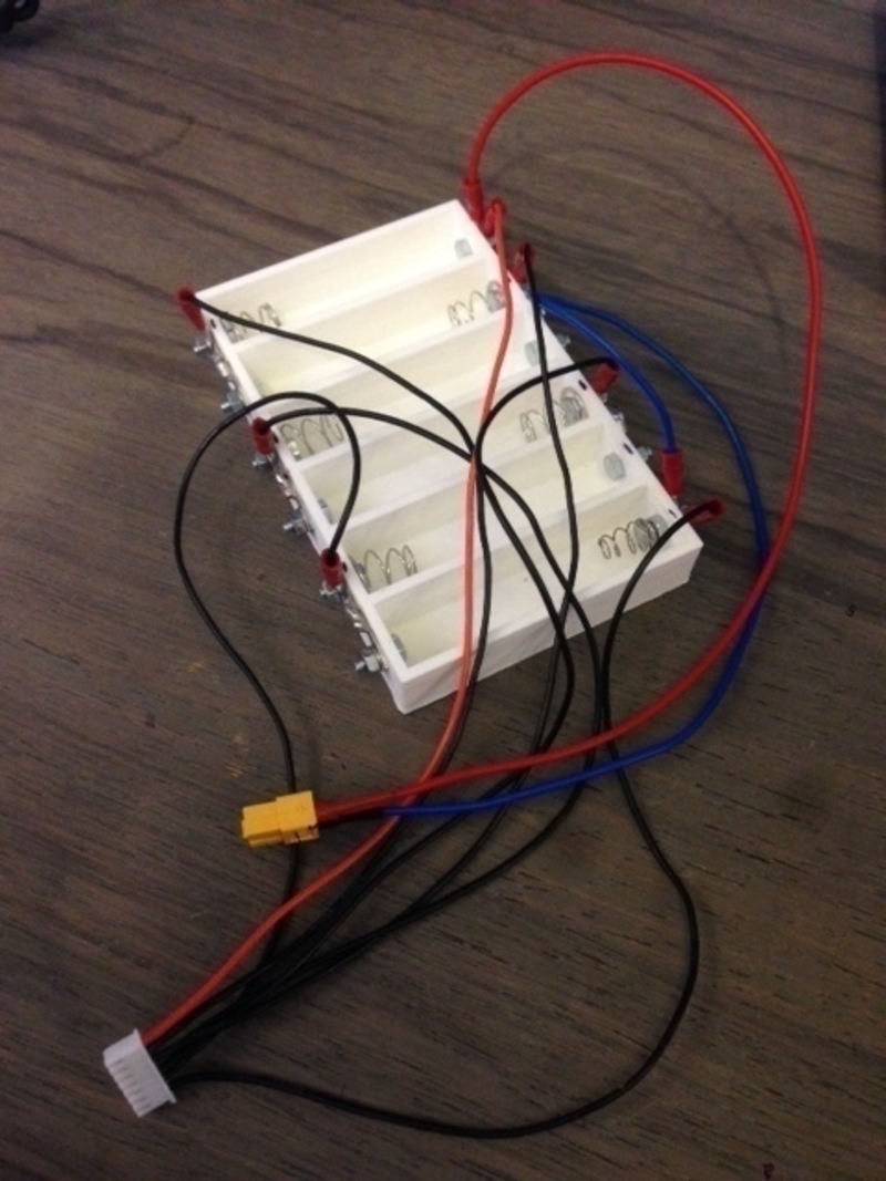 1-12 cell holders for charging 18650-cells - Pinshape