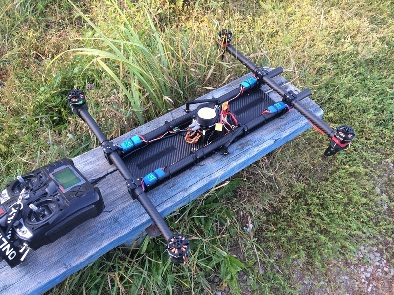 Quadcopter H frame - Pinshape