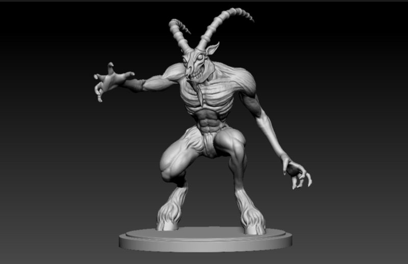 Goat Demon - Pinshape