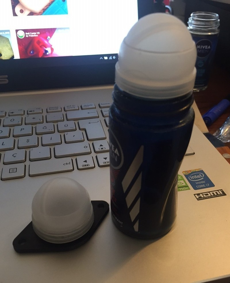 Ball Caster Roll On - Pinshape