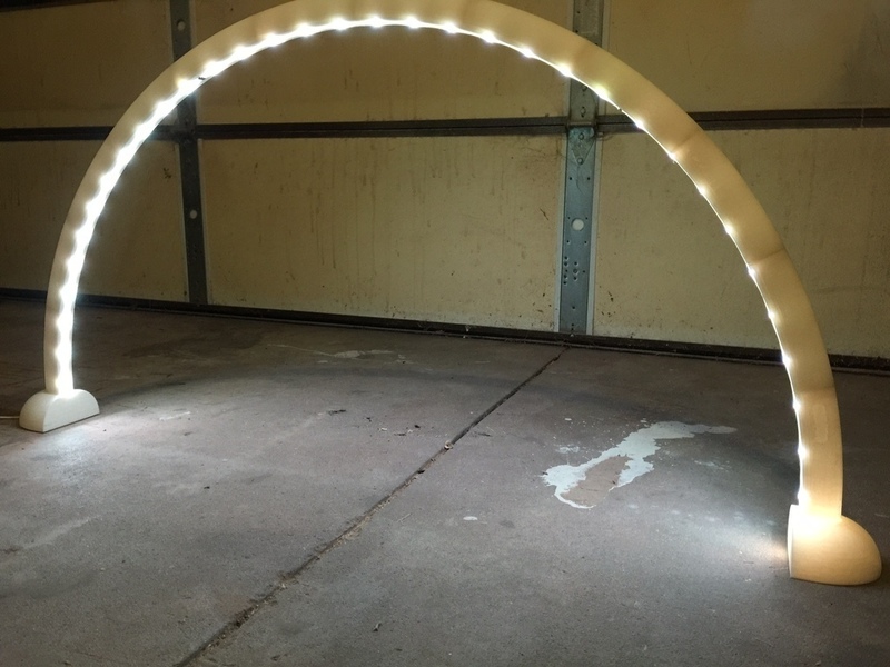 Modern LED Arch Light - Pinshape
