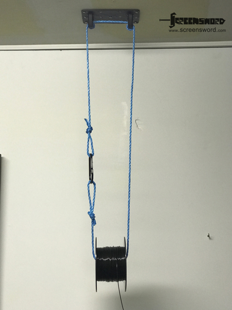 Spool suspension bracket - Pinshape