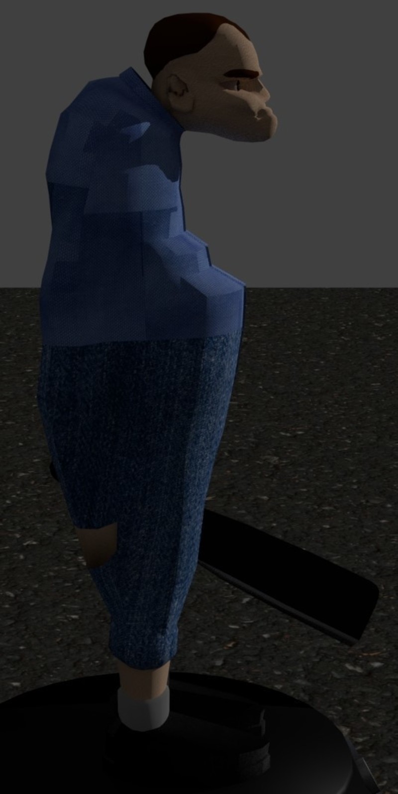 Cartoon Karl from Slingblade - Pinshape
