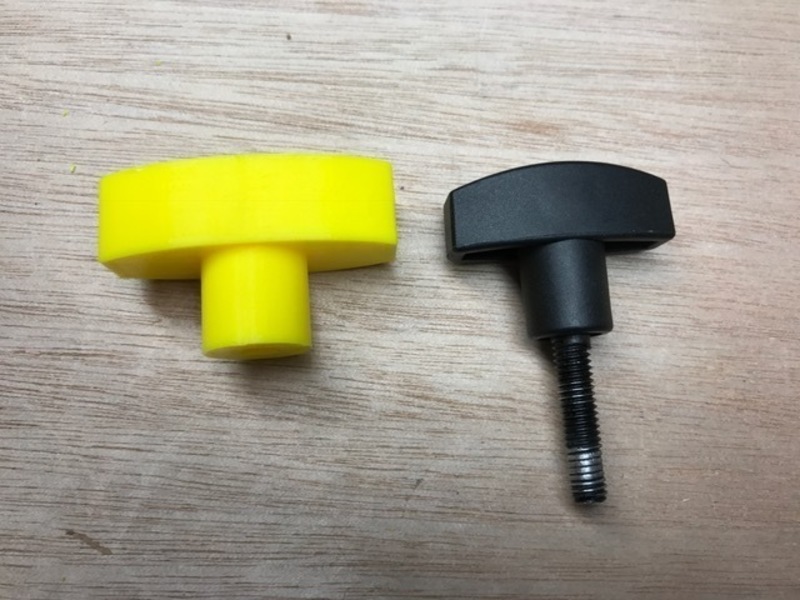 Knob with Cap Screw for music stand - Pinshape