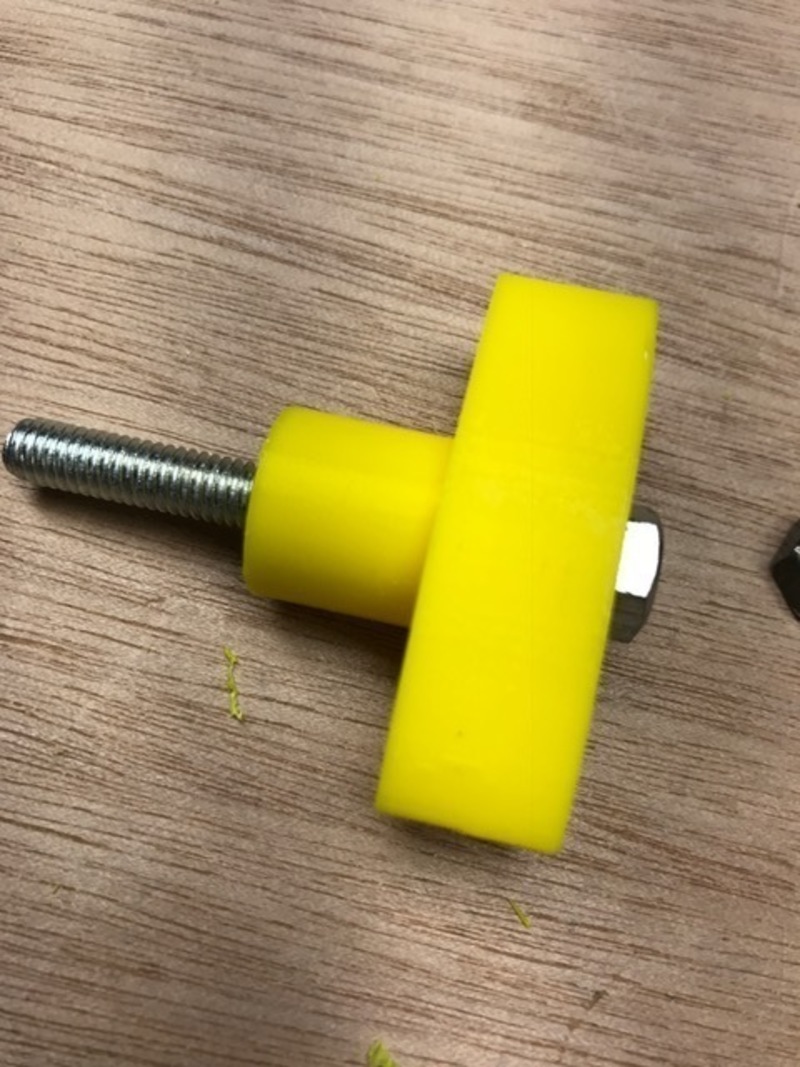 Knob with Cap Screw for music stand - Pinshape