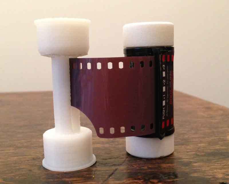 35mm Film to 120 Spool Adapter - Pinshape