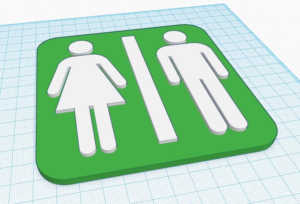 Bathroom Sign 3d Printer COOL 3D Prints: Funny Toilet Signs We Love