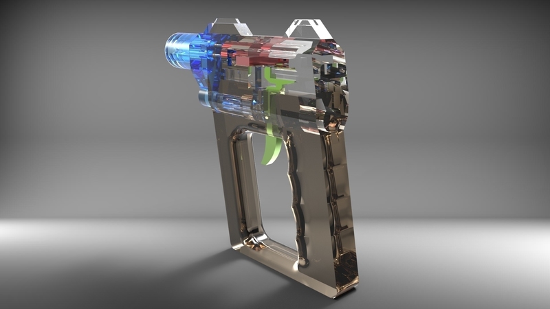 VIK-1.0 Real Working Gun - Pinshape