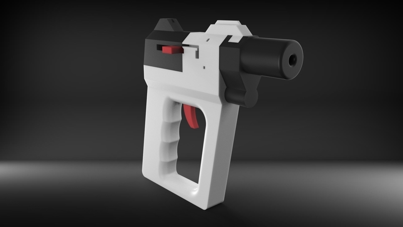 VIK-1.0 Real Working Gun - Pinshape