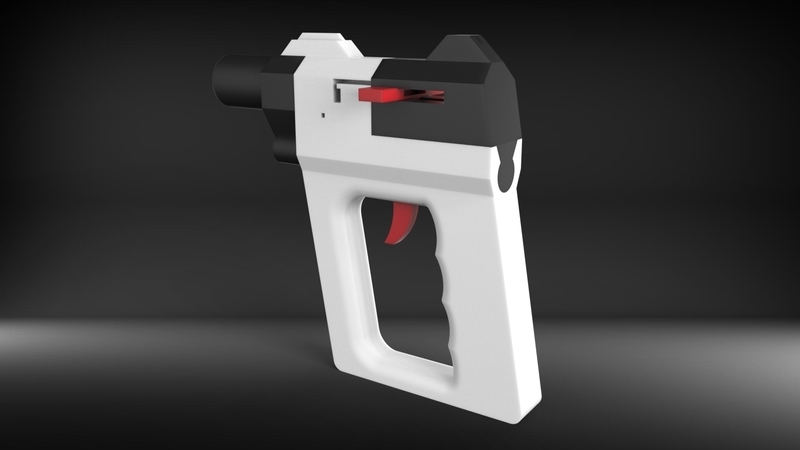 VIK-1.0 Real Working Gun - Pinshape