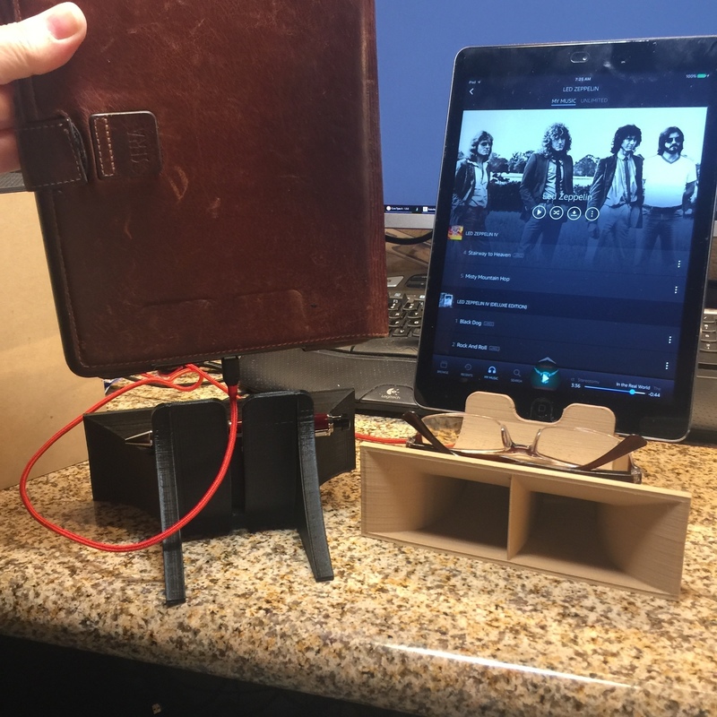 Best HiFi Sound Amplified Tablet & Phone Desk Stand - Pinshape