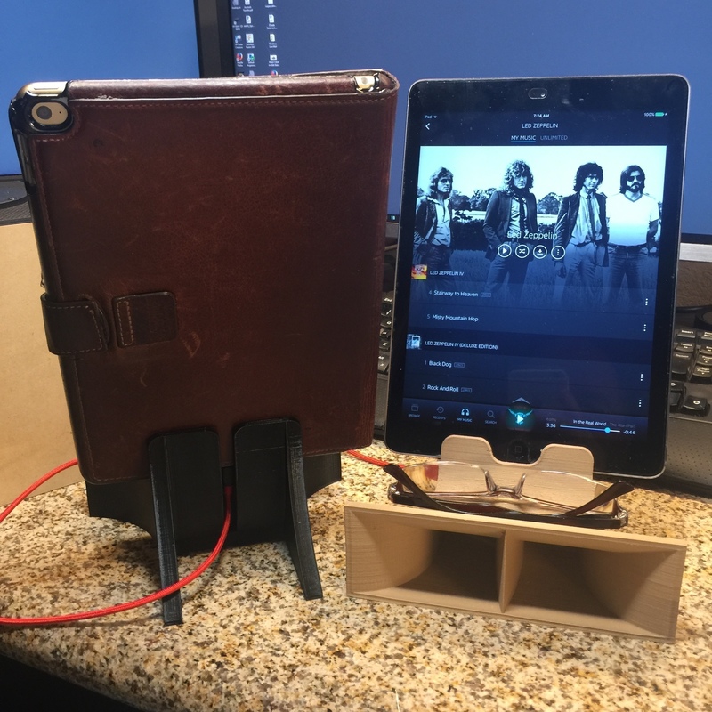 Best HiFi Sound Amplified Tablet & Phone Desk Stand - Pinshape